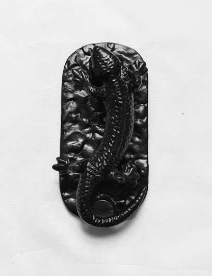 Lizard Geko Front Door Knocker Black – Onlyhandles
